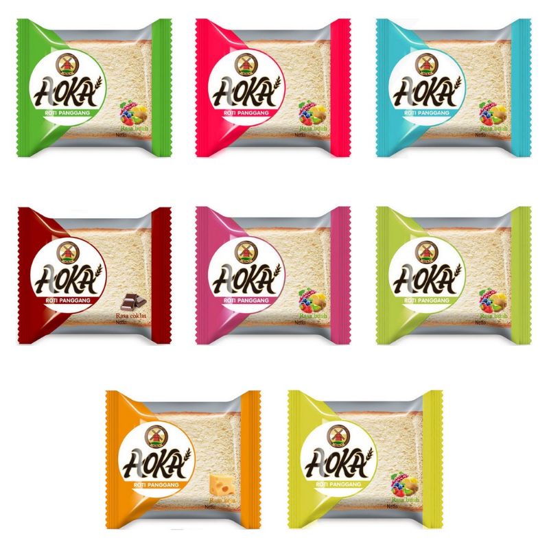 Jual Roti Aoka, aneka rasa(coklat, keju, vanilla, durian, nanas ...