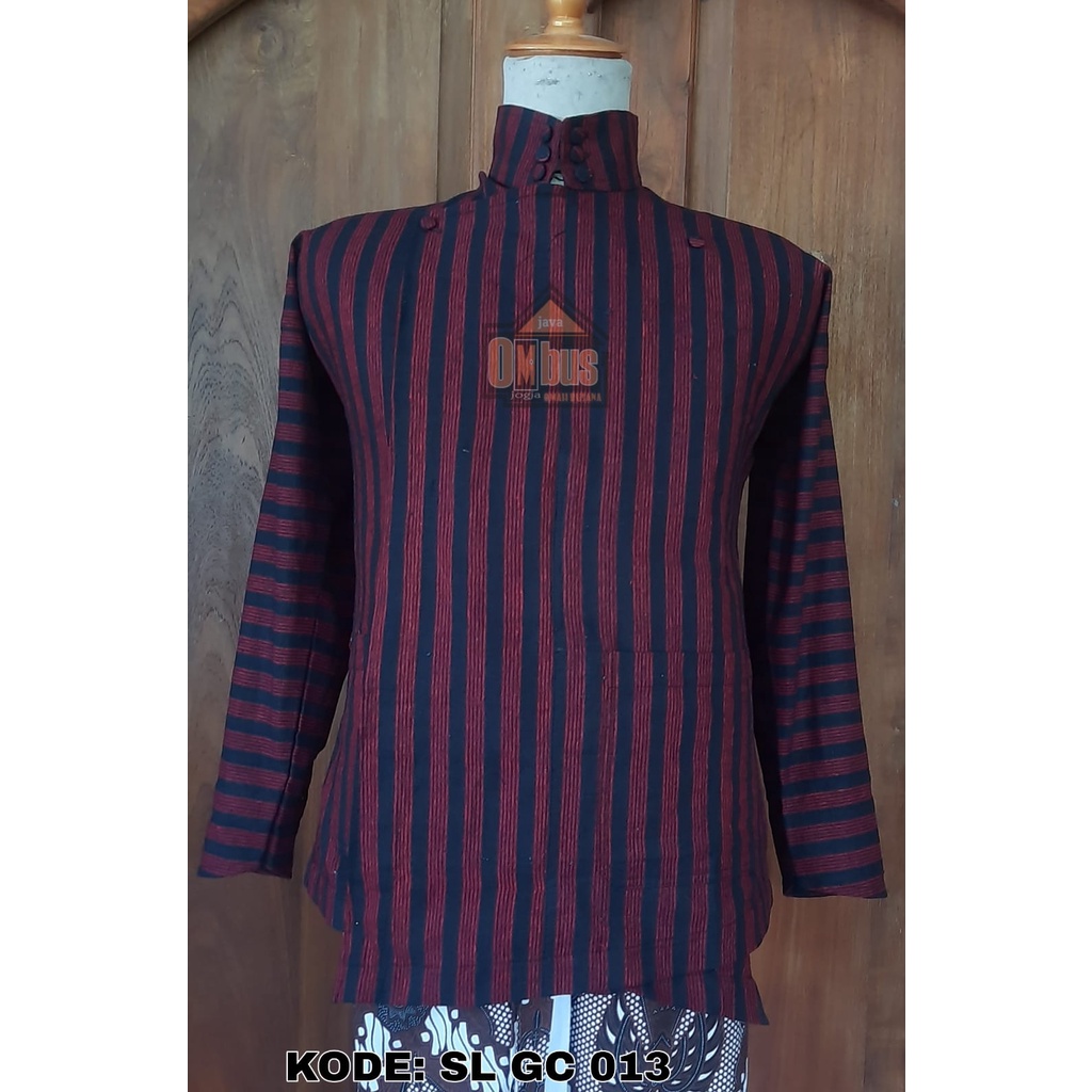Jual Surjan Lurik Grade C Kode SL GC 013 | Busana Jawa | Baju Lurik ...