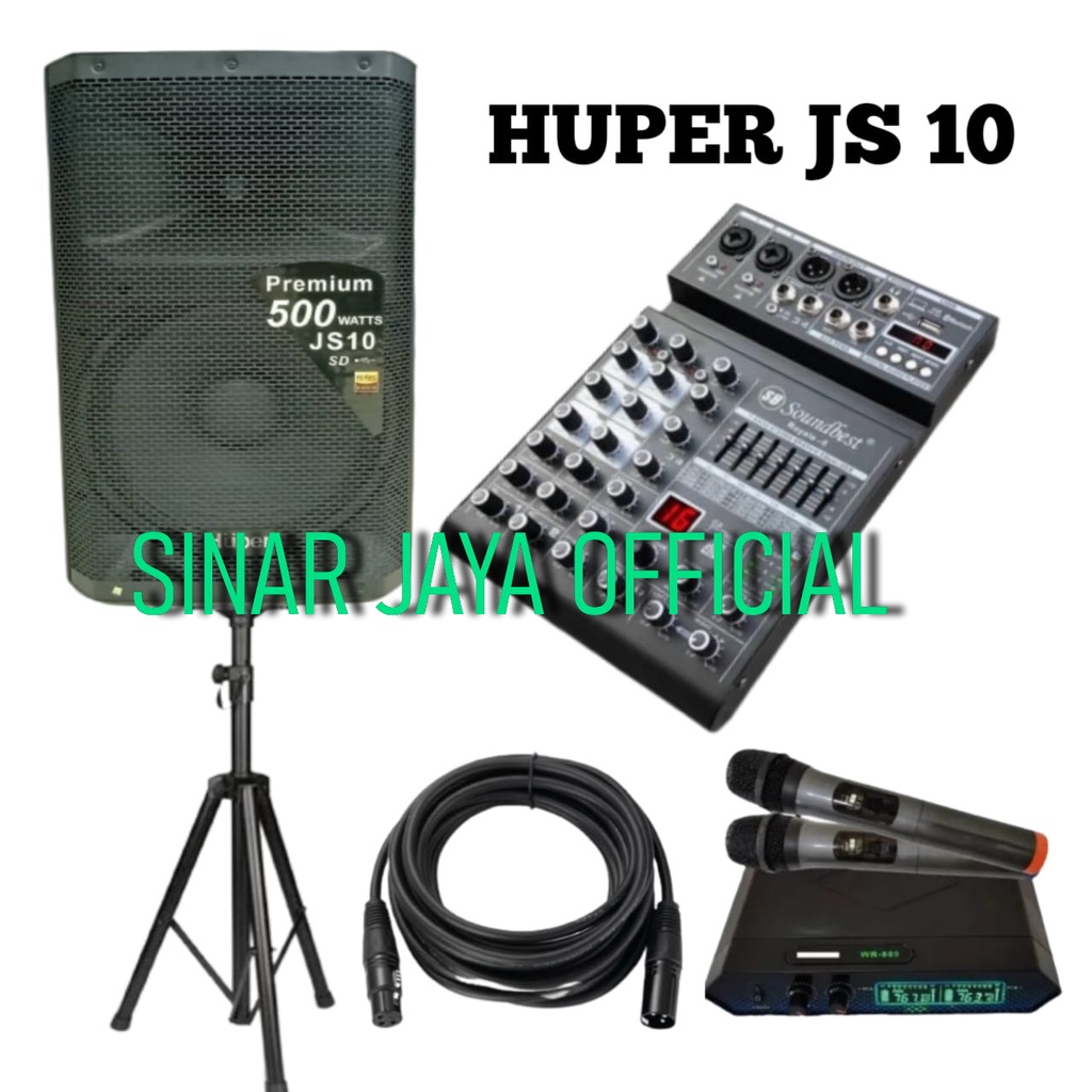 Jual Huper Speaker Aktif JS 10 - 15 Inch Original Speaker Aktif Huper ...