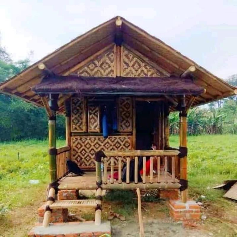 Jual SAUNG BAMBU PONDOK BAMBU DI KEBUN | HARGA/M² | Shopee Indonesia