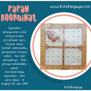 Jual Alat Peraga/ Mainan Matematika Geoboard/Papan koordinat | Shopee ...