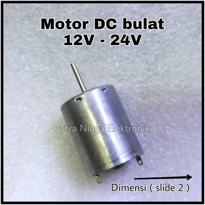 Jual Motor DC 12V Dinamo Bulat ( 12V - 24V ) putr4n14 | Shopee Indonesia