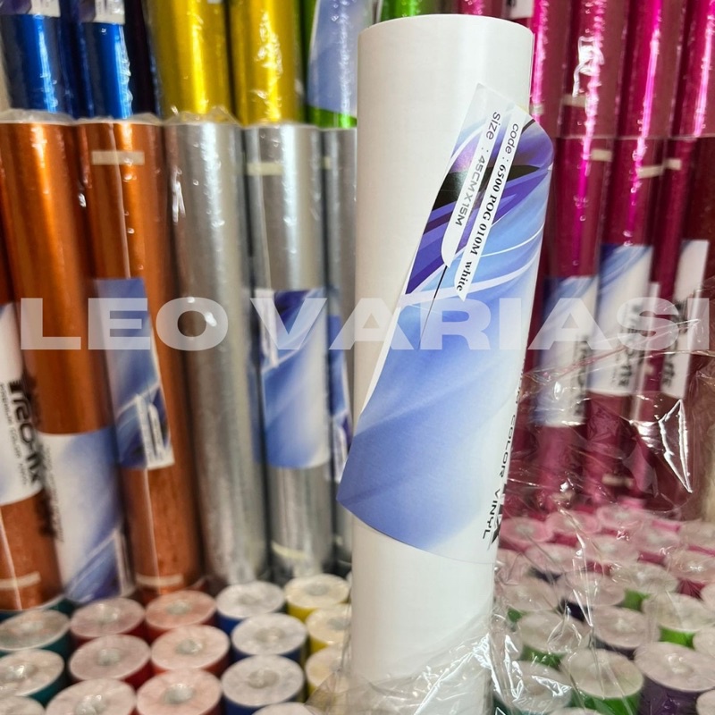 Jual skotlet profix putih dop matte 1 Roll lebar 45 cm panjang 15 meter skotlet putih doff ...