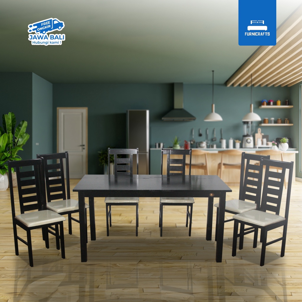 Jual MEJA CAFE / MEJA RESTORAN SET 4 DAN 6 KURSI / COLLINGWOOD MEJA ...