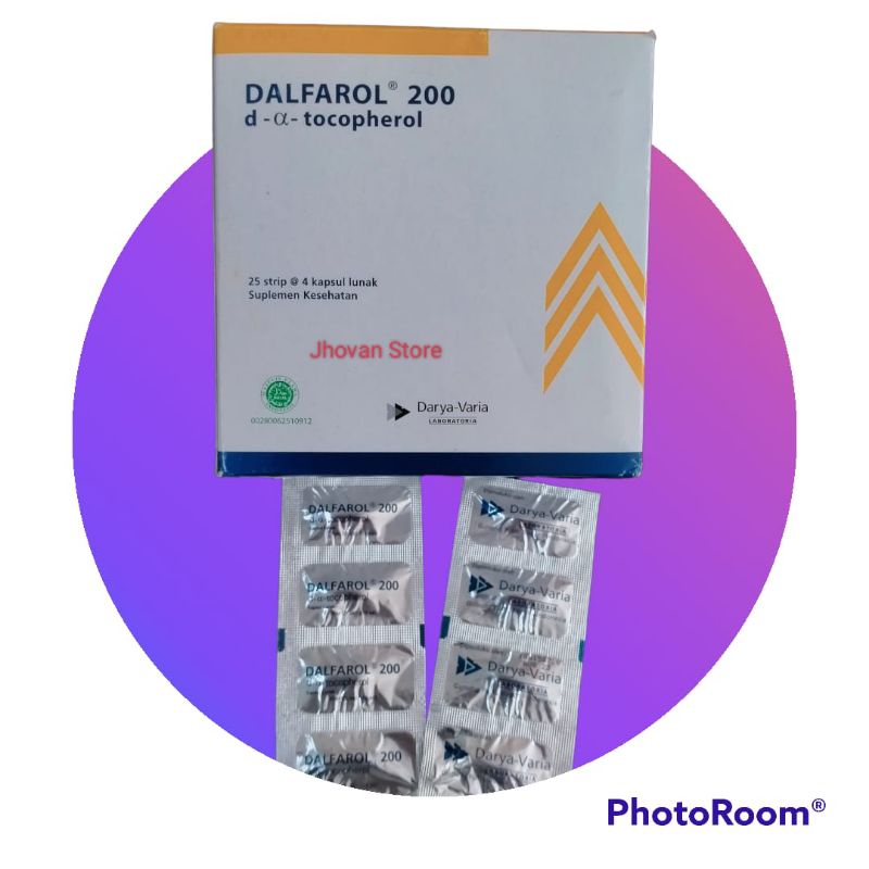 Jual DALFAROL 200 iu (6 kapsul ) ~ membantu memenuhi vitamin E, sebagai ...