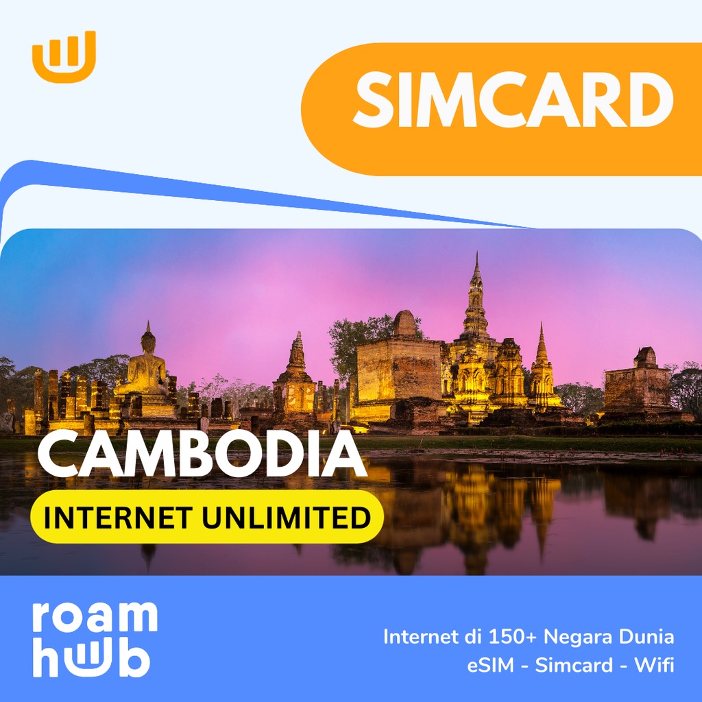 Jual Sim Card Kamboja Cambodia Unlimited Internet Aktif Otomatis ...