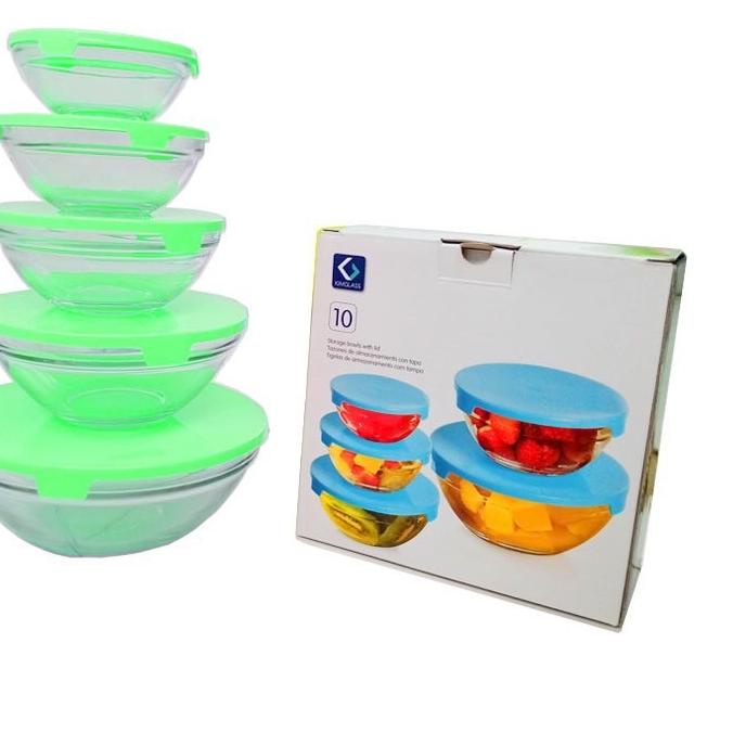 Jual DAPATKAN SEGERA KIMGLASS Mangkok Kaca Beranak Set Glass Bowl Kaca ...