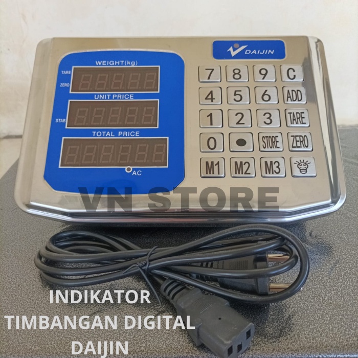 Jual Indikator Timbangan Digital Daijin Kapasitas 100kg/150kg/300kg ...