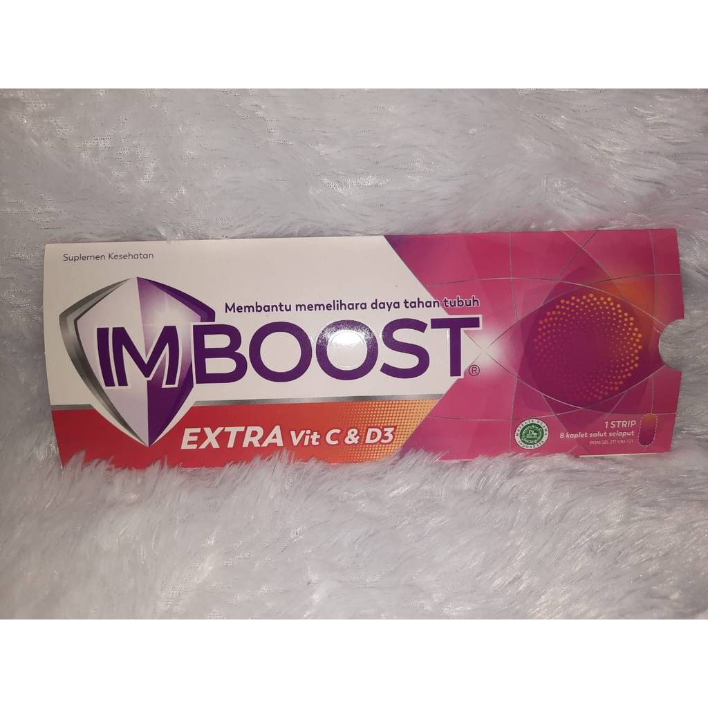 Jual IMBOOST EXTRA VIT C & D3/ Suplemen Makanan - 8 Tablet | Shopee ...