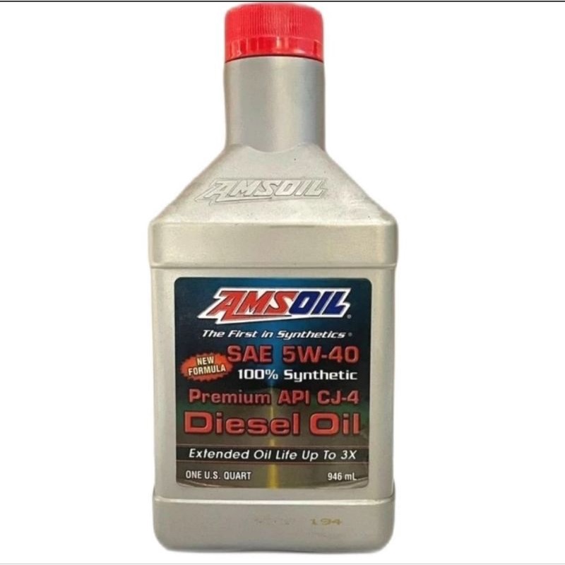 Jual Amsoil Diesel Oil Premium API CJ-4 5W-40 100% Synthetic - 1L | Shopee Indonesia