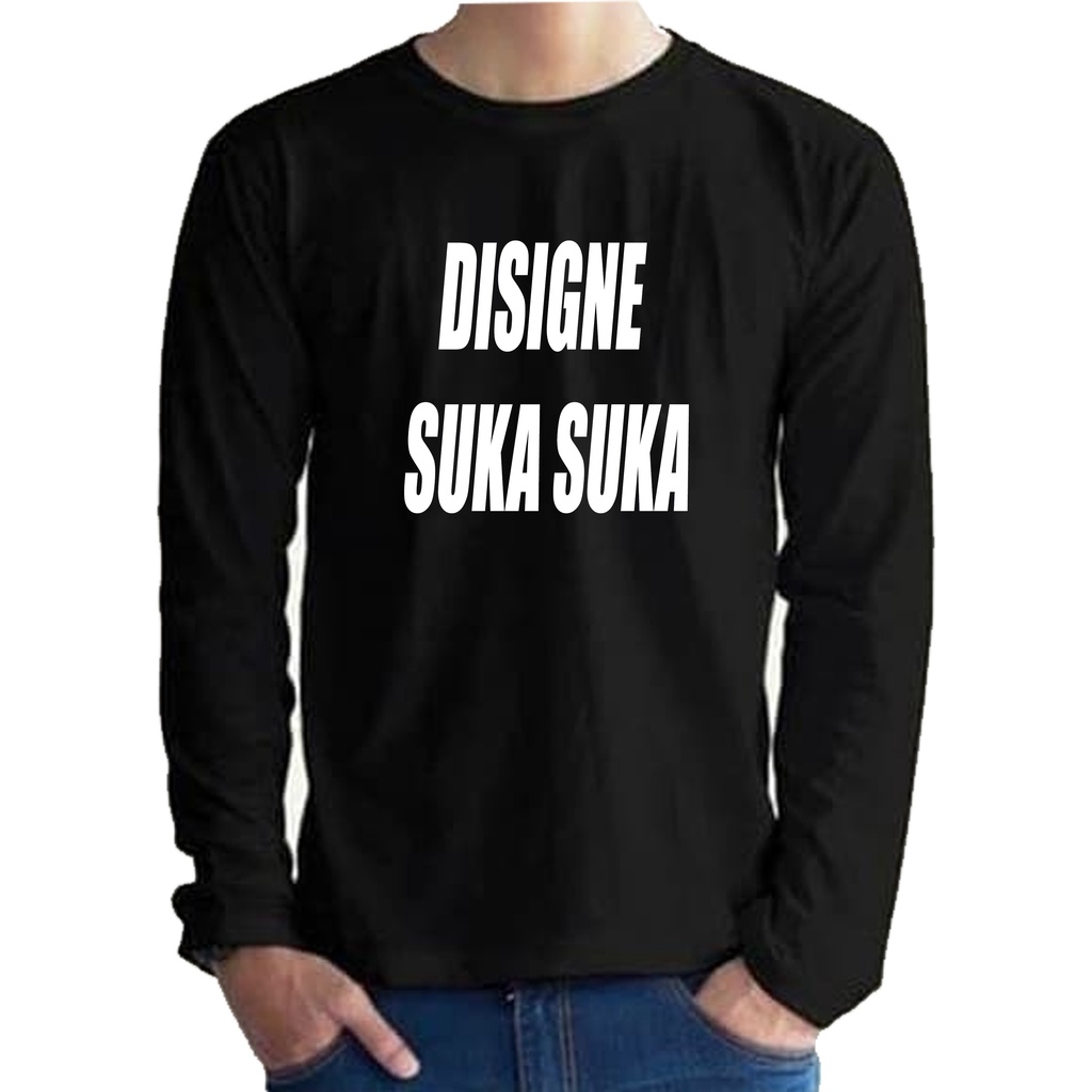 Jual Kaos Custom Sablon Satuan Lengan Panjang Full Warna / Desain ... Jual Kaos Custom Sablon Satuan Lengan Panjang Full Warna / Desain ...