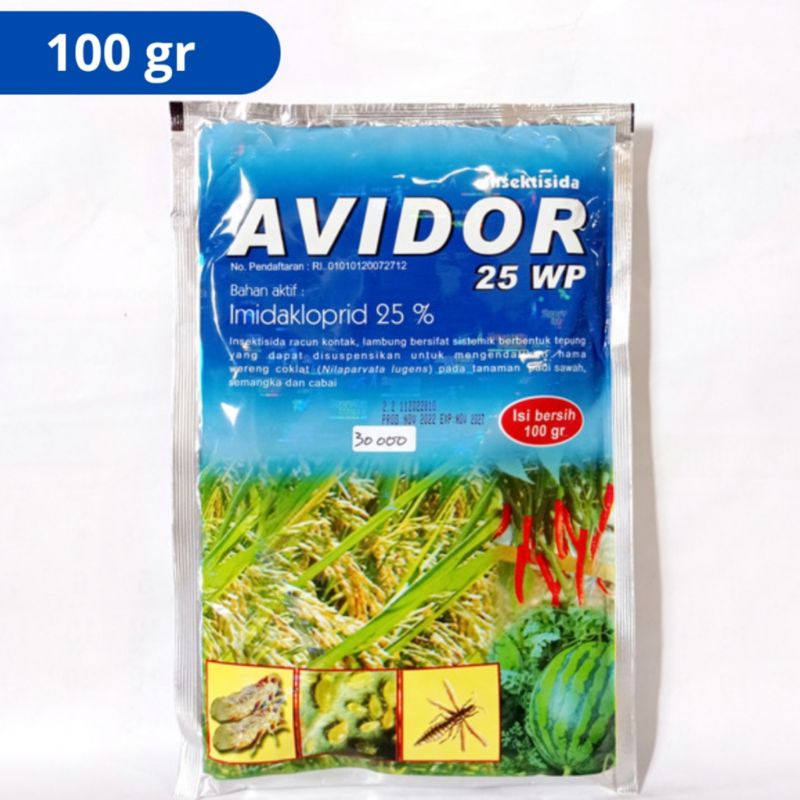 Jual Insektisida Avidor 25 WP 100 gram obat wereng | Shopee Indonesia