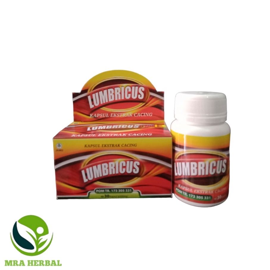 Jual Lumbricus Kapsul Ekstrak Cacing | Membantu Meredakan Demam Tipes ...