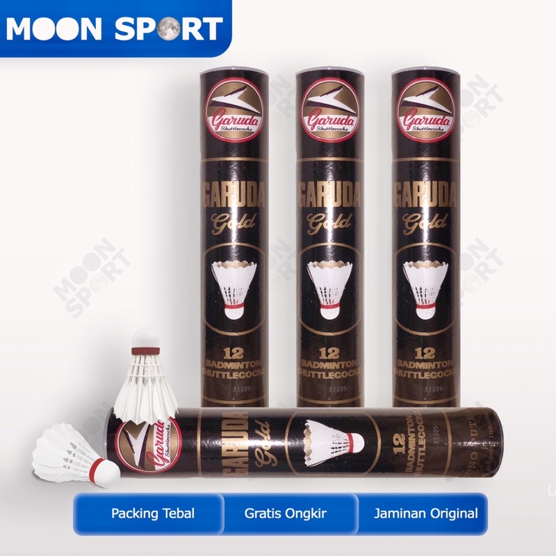 Jual Shuttlecock Garuda Gold Hitam Original | Kok Garuda international ...