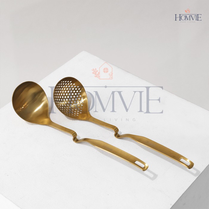 Jual Vegg Sendok Sup Penyaring Sup Soup Stainless Gold Centong Shabu ...
