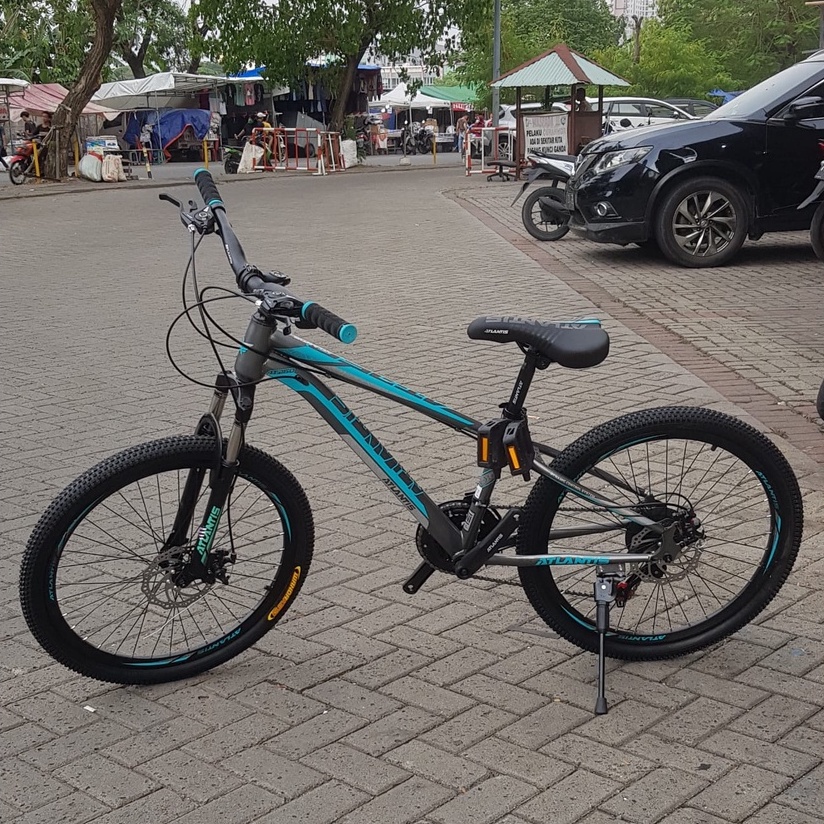 Jual sepeda gunung MTB 24 inch AT AM 24 730 new Atlantis 21 speed 3x7 ...