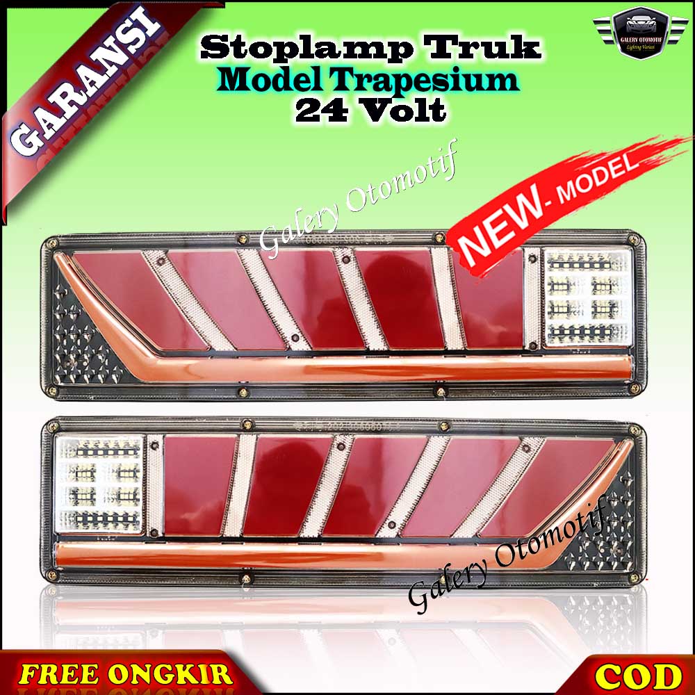 Jual Lampu Variasi Stop Lamp Stoplamp Rem Led Belakang Model Trapesium ...