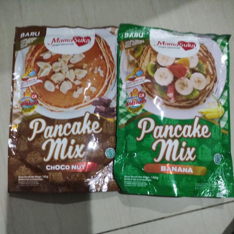 Jual MamaSuka Tepung Pancake Mix Choconut Banana | Shopee Indonesia