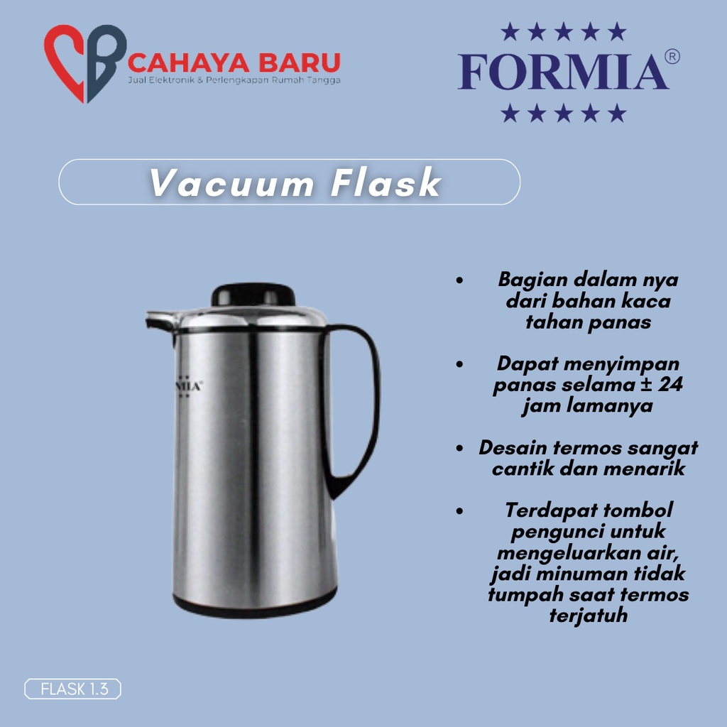 Jual FORMIA VARMOS VACUUM FLASK 1.3 | Shopee Indonesia