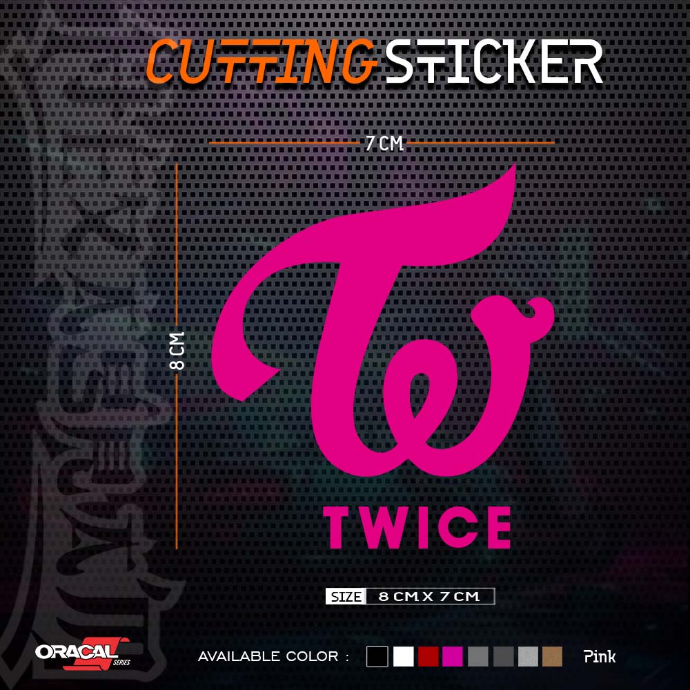 Jual Cutting Sticker K-Pop TWICE Logo | Stiker Logo K-pop TWICE | TWICE ...