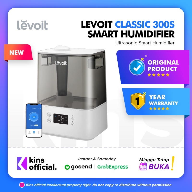 Jual Levoit Classic 300S Smart Ultrasonic Cool Mist Humidifier USA ...