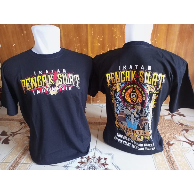 Jual Kaos Pencak Silat IPSI distro Fighter 30s cotton combed-Kaos Perdamaian Pencak Silat ...