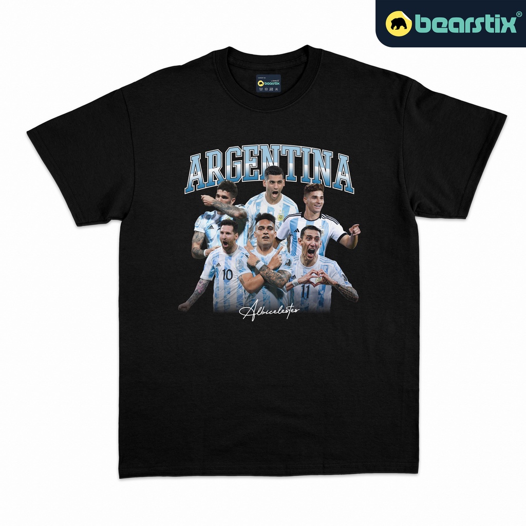 Jual SHINZO - Tshirt Argentina - Baju Lionel Messi - Kaos Streetwear ...