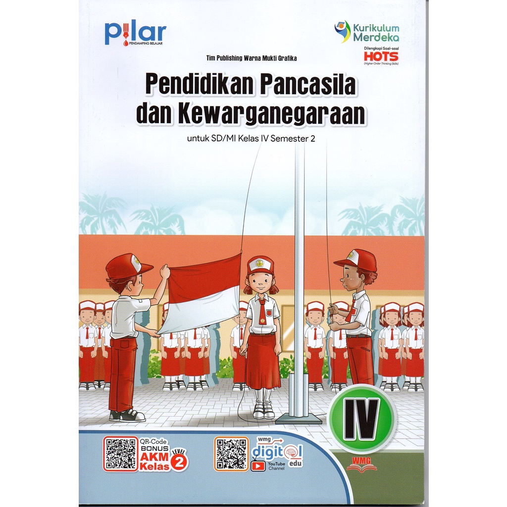 Jual BUKU PILAR PENDIDIKAN PANCASILA DAN KEWARGANEGARAAN SD/MI KELAS 4-KURIKULUM MERDEKA ...