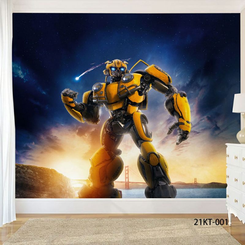 Jual Wallpaper Dinding Motif Transformer Wallpaper Custom Motif Robot ...