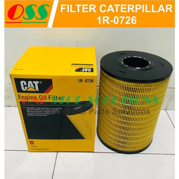 Jual Filter Caterpillar 1R-0726 Filter Oil Engine Cat Nx0179 | Shopee ...