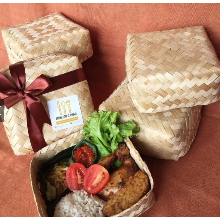 Jual BESEK BAMBU / BESEK ANYAMAN BAMBU / BESEK MAKANAN TL | Shopee ...