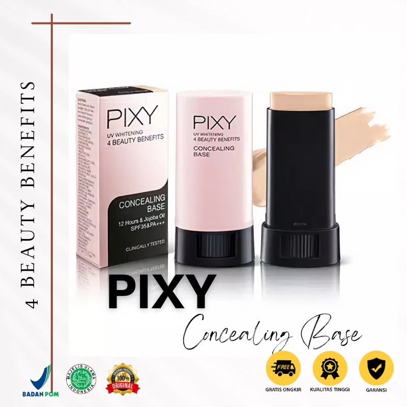Jual Laamiahijab PIXY Concealing Base 4 Beauty Benefits - Concealer 4 ...