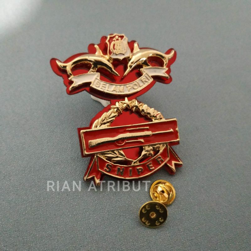 Jual PIN SELAM POLRI DAN SNIPER / PIN TUMPUK SELAM DAN SNIPER | Shopee ...