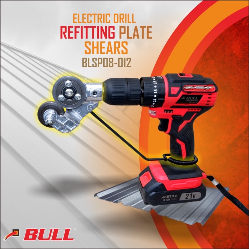 Jual Bull adaptor bor ke alat pemotong plat besi memotong plat besi dengan mesin bor mengubah ...