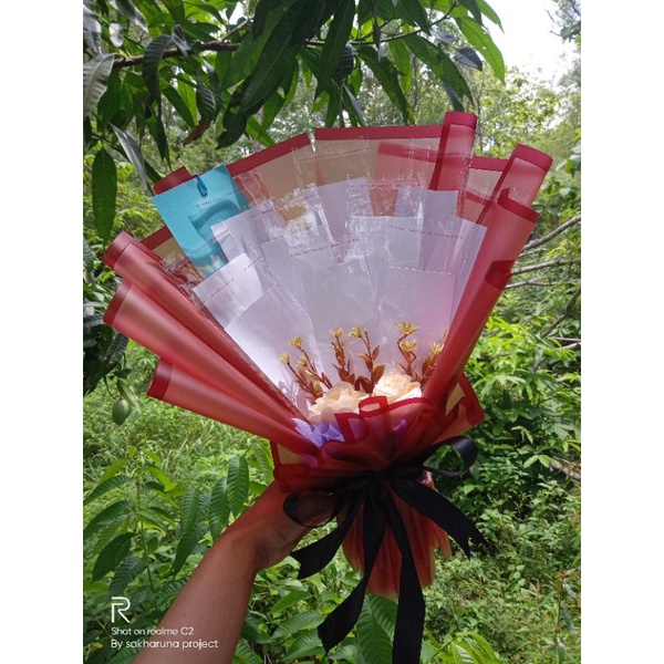 Jual bucket uang kosongan 20 lembar/money bucket/kerangka bucket ...