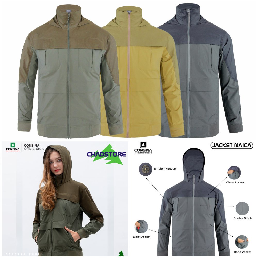 Jual Jaket Outdoor Consina Naica Jacket | Shopee Indonesia