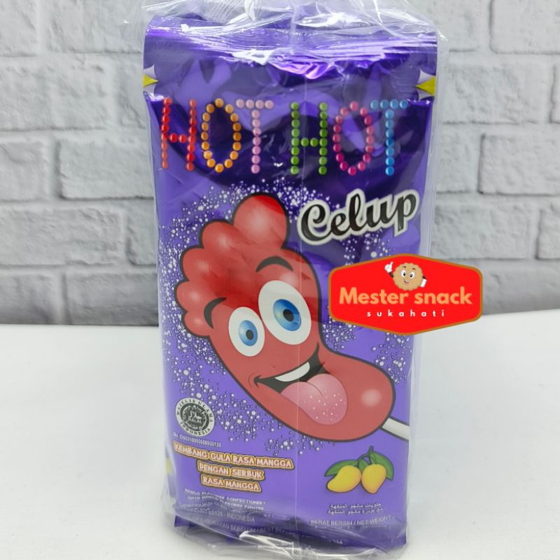 Jual Permen Hot Hot Celup | Permen Kaki Rasa Mangga | Permen Kaki 1 ...