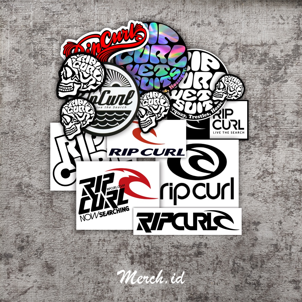 Jual Stiker distro Brand RipCurl / Sticker Pack | Shopee Indonesia