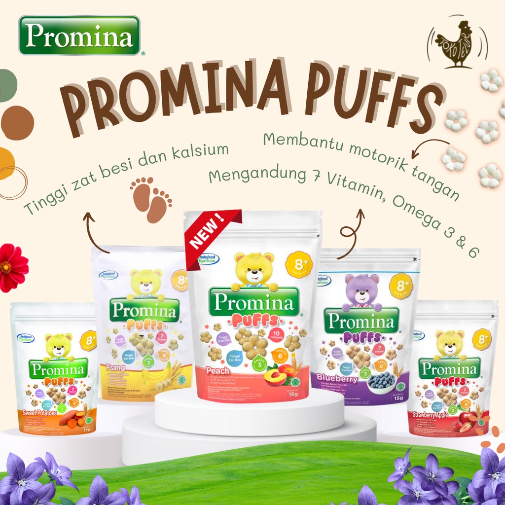 Jual PROMINA PUFF - PUFF Cemilan Snack Anak Bayi MPASI NO MSG NO ...