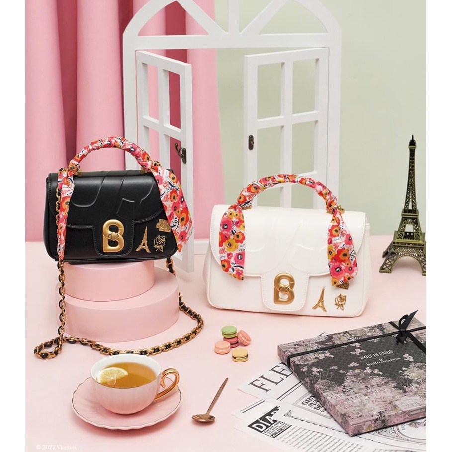 Jual Emily Alma Flap Bag Small - LIMITED EDITION READY STOCK Le Noir ...