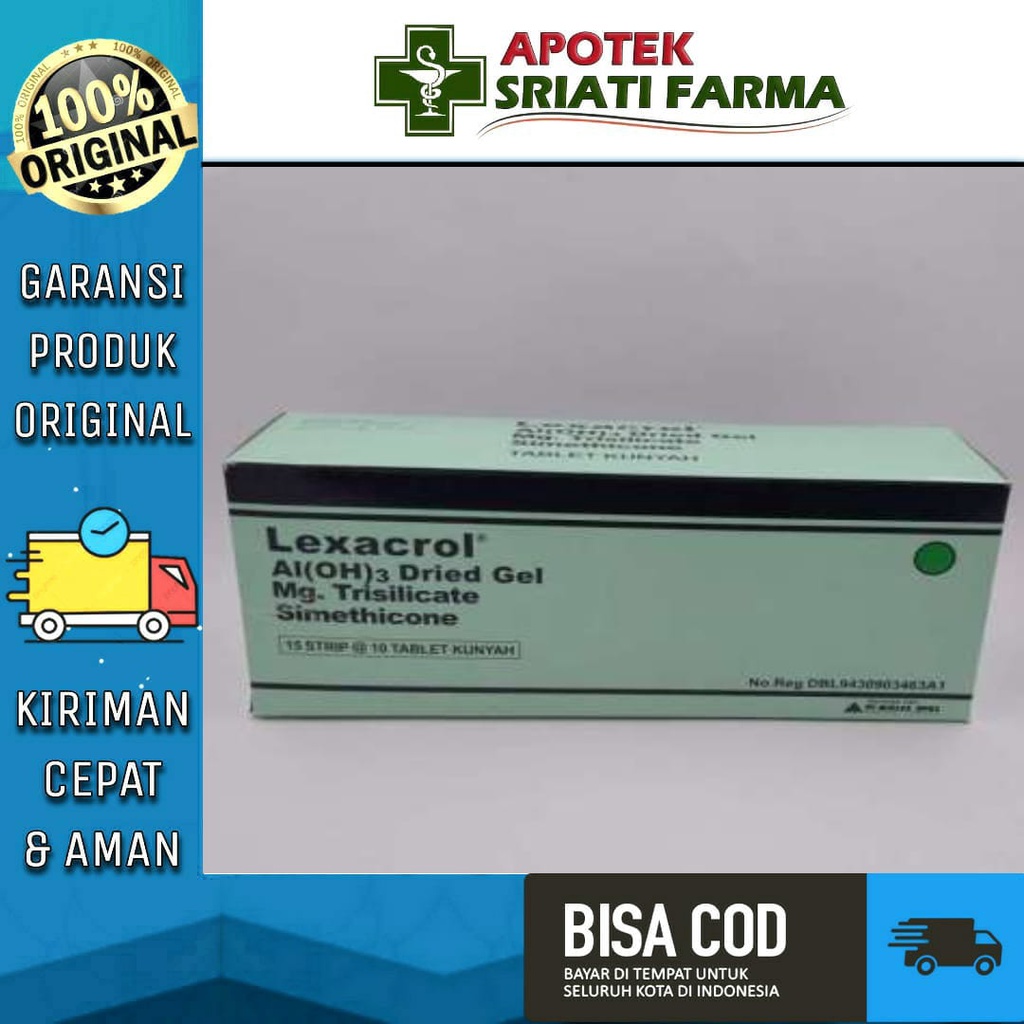 Jual Lexacrol isi 10 Tablet - Obat Antasida Lambung | Shopee Indonesia