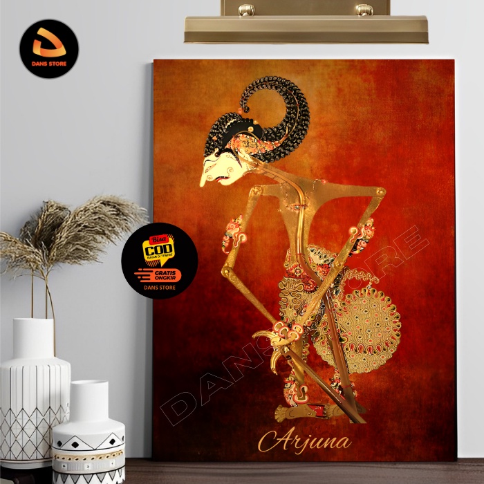 Jual Poster Wayang Arjuna Harjuna Janoko Untuk Hiasan Dinding dan ...