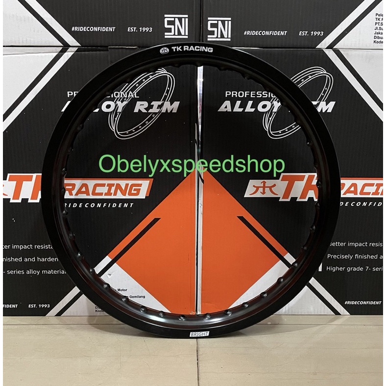 Jual Velg Tk Racing/ Tk Japan Hitam ukuran 185 & 215 ring 18 | Shopee ...