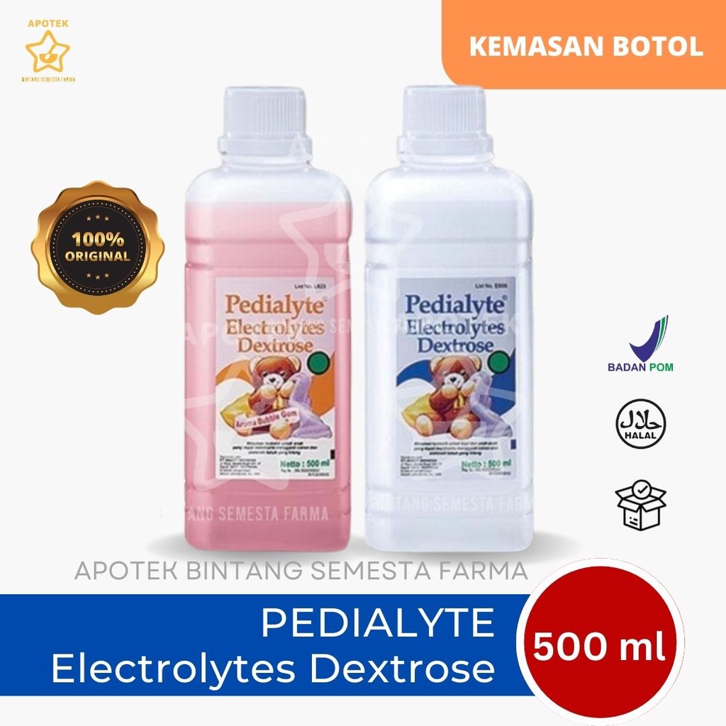 Jual Pedialyte Electrolytes Dextrose 500ml Pedialite | Shopee Indonesia