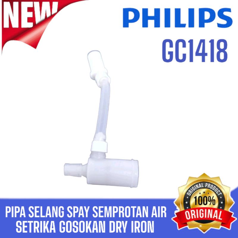 Jual PIPA SELANG SPRAY SEMPROTAN AIR PHILIPS SETRIKA GC1418 GC 1418 STEAMER GOSOKAN UAP STEAM ...
