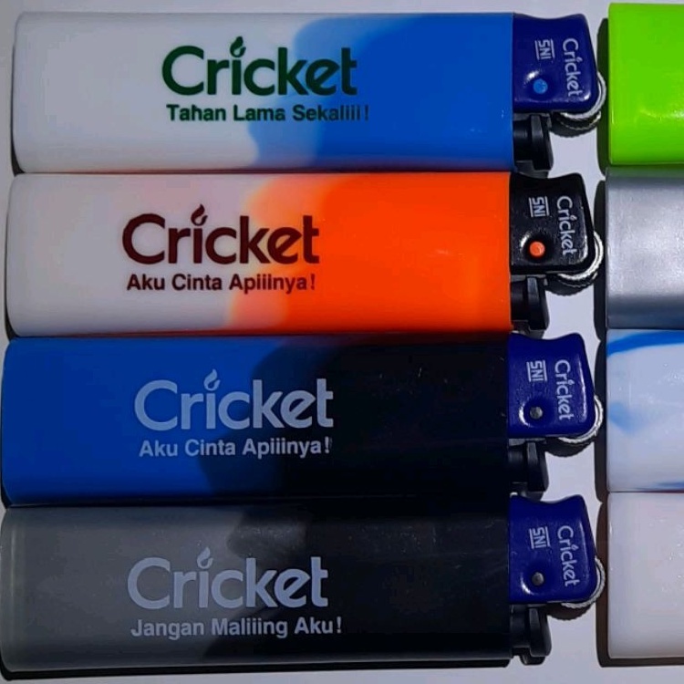 Jual Korek Api Cricket Fusion Series / Korek Api Warna gradasi / korek ...
