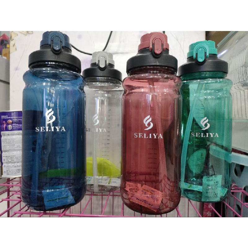 Jual Botol Minum Jumbo Seliya 2 Liter , Double Lock | Shopee Indonesia