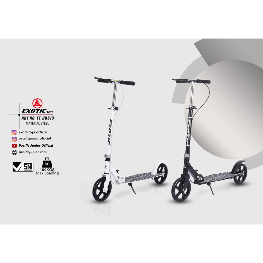 Jual Scooter Skuter Otoped ET-HB-511 Anak Dewasa EXOTIC Besi | High ...