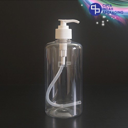 Jual BOTOL PUMP 500 ML BENING / BOTOL LOTION 500 ML | Shopee Indonesia
