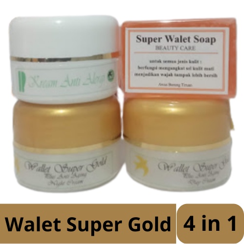 Jual CREAM WALET SUPER GOLD 4IN1 / Krim walet super gold / Cream Walet ...